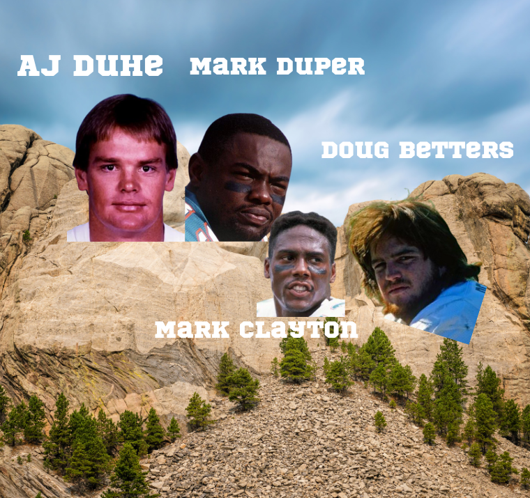 Miami Dolphins Mount Rushmore - Dolphins Thirsty - Dolphins Thirsty